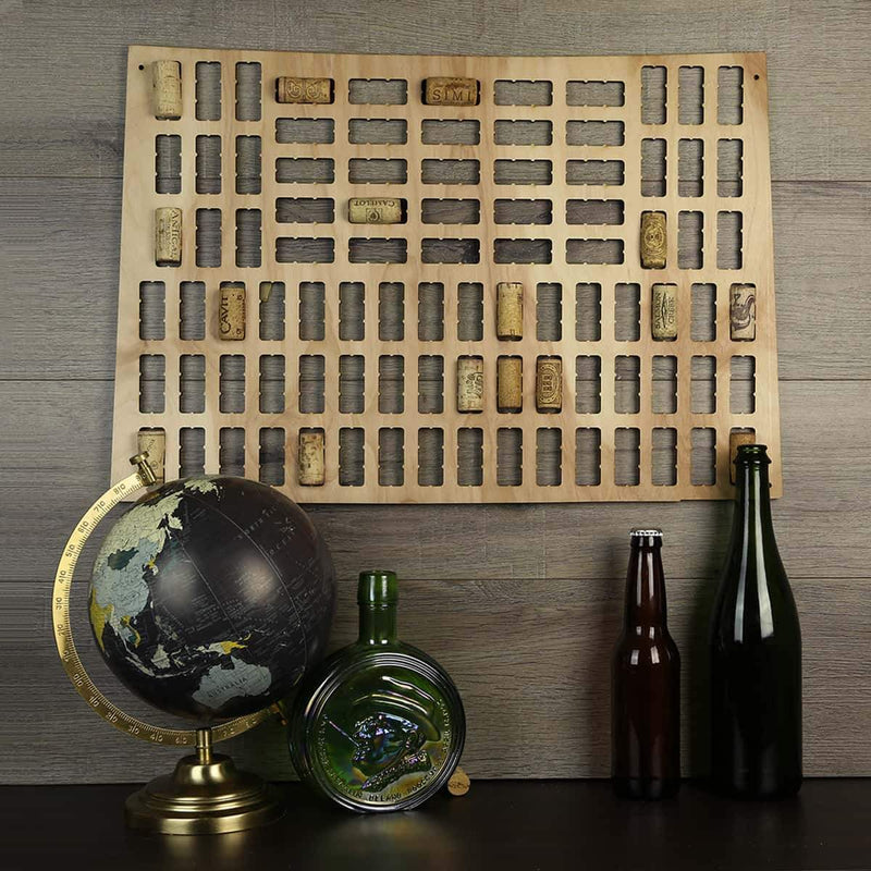 Colorado Wine Cork Map - Torched Products