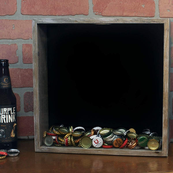 Wholesale Top Loading Shadow Box – Beer and Cork Collector - Torched ...
