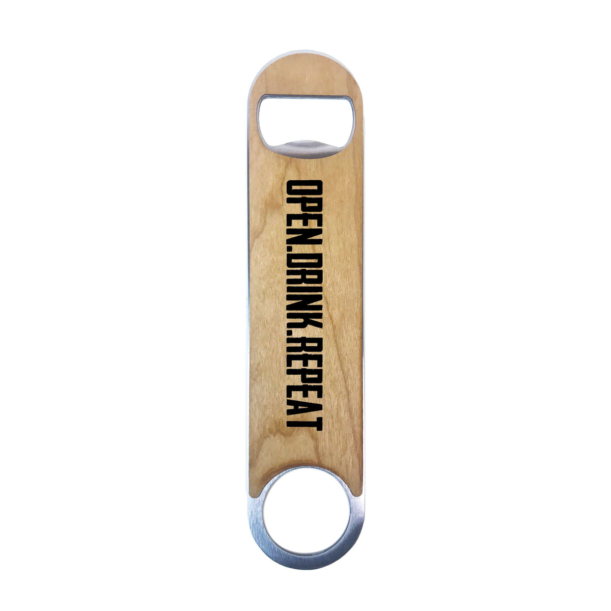 Wood Speed Bottle Opener Opendrinkrepeat Torched Products